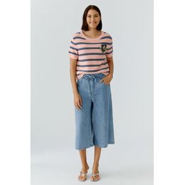 Oui Pullover in Rosa/ Blau - 54% | Gr&ouml;&szlig;e 42 | Damen-pullover-cardigans