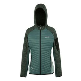 Regatta Hybridjacke "Newhill" in Gr&uuml;n - 75% | Gr&ouml;&szlig;e 46 | Damen-sweatshirts-jacken