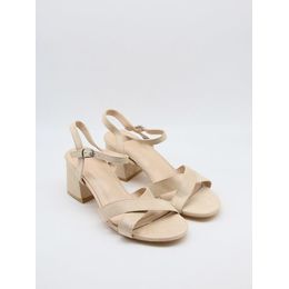 Bellucci Sandaletten in Beige - 54% | Gr&ouml;&szlig;e 39 | Damen-sandalen