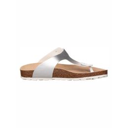 billowy Zehentrenner in Silber - 74% | Gr&ouml;&szlig;e 27 | Kindersandalen