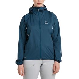 Hagl&ouml;fs Hagl&ouml;fs Softshelljacke "L.I.M Proof" in Dunkelblau - 52% | Gr&ouml;&szlig;e S | Damen-outdoorjacken