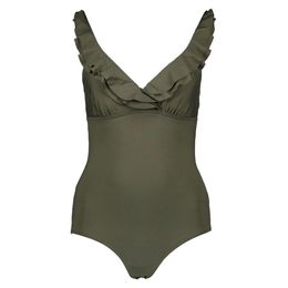 JETTE Badeanzug in Oliv - 53% | Gr&ouml;&szlig;e 38B-Cup | Damen-bademode