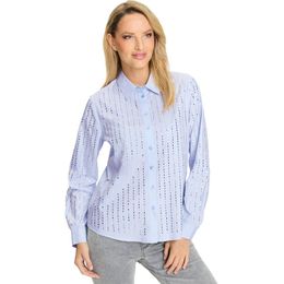 Heine Bluse in Blau - 70% | Gr&ouml;&szlig;e 40 | Damen-blusen
