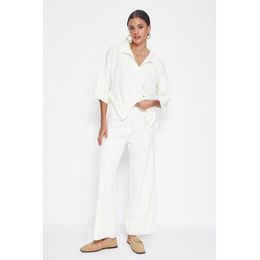 Trendyol 2tlg. Outfit in Wei&szlig; - 66% | Gr&ouml;&szlig;e S | Damen-pullover-cardigans