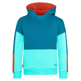 Trollkids Sweatshirt "Rondane" in T&uuml;rkis - 60% | Gr&ouml;&szlig;e 164 | Kinder-sweatshirts-jacken