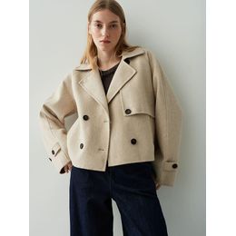 Opus &Uuml;bergangsjacke in Creme - 52% | Gr&ouml;&szlig;e 38 | Damenjacken