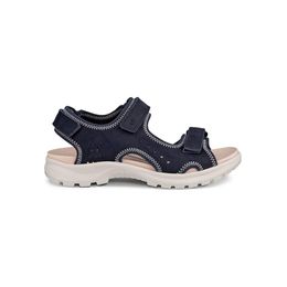 Ecco Leder-Sandalen "Onroads" in Dunkelblau - 51% | Gr&ouml;&szlig;e 38 | Damen-sandalen