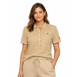 Geographical Norway Poloshirt "Kryptonite" in Beige - 72% | Gr&ouml;&szlig;e XL | Damen-tops