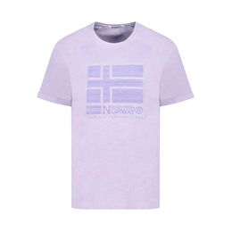 Geographical Norway Shirt in Lila - 64% | Gr&ouml;&szlig;e S | Damen-tops