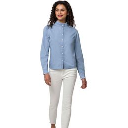 Heine Bluse in Hellblau - 74% | Gr&ouml;&szlig;e 38 | Damen-blusen