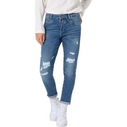 Timezone Jeans - Slim fit - in Blau - 63% | Gr&ouml;&szlig;e W30/L28 | Damenjeans
