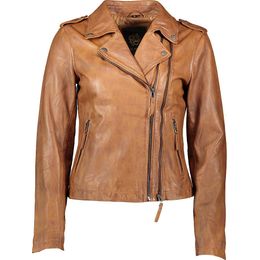 Apple of Eden Lederjacke in Cognac - 76% | Gr&ouml;&szlig;e 42 | Damenjacken