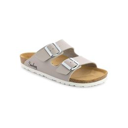 Sunbay Pantoletten "Trefle" in Grau - 58% | Gr&ouml;&szlig;e 41 | Damen-pantoletten