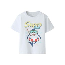 name it Shirt "Fymz" in Wei&szlig; - 40% | Gr&ouml;&szlig;e 116 | Kinder-oberteile