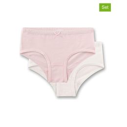 Sanetta 2er-Set: Slips in Creme/ Rosa - 14% | Gr&ouml;&szlig;e 140 | Kinder-waesche