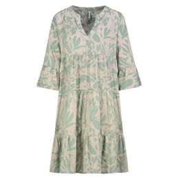 Sublevel Kleid in Beige/ Gr&uuml;n - 63% | Gr&ouml;&szlig;e S | Damen-kleider