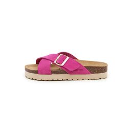 billowy Leder-Pantoletten in Pink - 44% | Gr&ouml;&szlig;e 38 | Damen-pantoletten