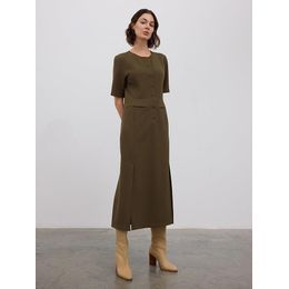 BGN Kleid in Oliv - 84% | Gr&ouml;&szlig;e 38 | Damen-kleider