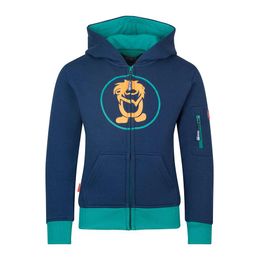Trollkids Sweatjacke "Sognefjord T" in Blau/ Hellblau - 49% | Gr&ouml;&szlig;e 164 | Kinder-sweatshirts-jacken