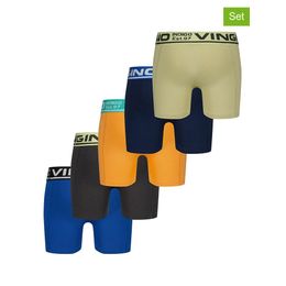 Vingino 5er-Set: Boxershorts in Bunt - 62% | Gr&ouml;&szlig;e 122/128 | Kinder-waesche