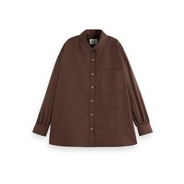 Scotch & Soda Scotch & Soda Hemd in Braun - 80% | Gr&ouml;&szlig;e 38 | Damen-blusen