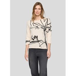 Rabe Pullover in Beige/ Schwarz - 61% | Gr&ouml;&szlig;e 46 | Damen-pullover-cardigans