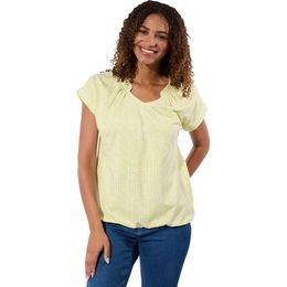 WITT WEIDEN Shirt in Gelb/ Wei&szlig; - 68% | Gr&ouml;&szlig;e 42 | Damen-tops