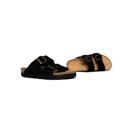 BAYTON Leder-Pantoletten "Benalla" in Schwarz - 55% | Gr&ouml;&szlig;e 38 | Damen-pantoletten