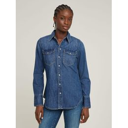 G-Star Raw G-Star Jeansbluse in Blau - 59% | Gr&ouml;&szlig;e M | Damen-blusen