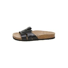 billowy Leder-Pantoletten in Schwarz - 30% | Gr&ouml;&szlig;e 41 | Damen-pantoletten
