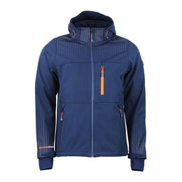 Peak Mountain Softshelljacke "Cabra" in Blau - 68% | Gr&ouml;&szlig;e 3XL | Herren-outdoorjacken