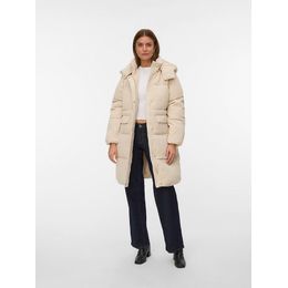 V&eacute;ro Moda Vero Moda Cord-Wintermantel "DEBRA FIE" in Beige - 63% | Gr&ouml;&szlig;e XS | Damenjacken