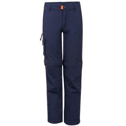 Trollkids Zipp-Off-Trekkinghose "Oppland" - Slim fit - in Dunkelblau - 52% | Gr&ouml;&szlig;e 158 | Kinderhosen