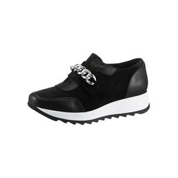 Heine Leder-Slipper in Schwarz - 77% | Gr&ouml;&szlig;e 39 | Damen-schuhe-halbschuhe