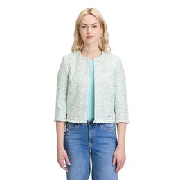 BETTY & CO BETTY & CO &Uuml;bergangsjacke in Hellblau/ Creme - 77% | Gr&ouml;&szlig;e 38 | Damenjacken