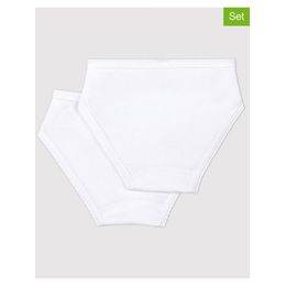 Petit Bateau 2er-Set: Slips in Wei&szlig; - 25% | Gr&ouml;&szlig;e 110 | Kinder-waesche