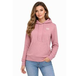 Geographical Norway Hoodie "Guni" in Rosa - 68% | Gr&ouml;&szlig;e XXL | Damen-sweatshirts-jacken