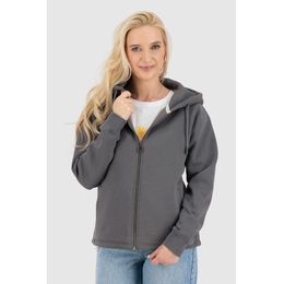 alife and kickin Sweatjacke in Grau - 50% | Gr&ouml;&szlig;e S | Damen-sweatshirts-jacken