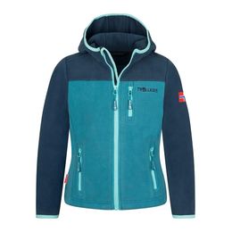 Trollkids Fleecejacke "Stavanger" in T&uuml;rkis - 49% | Gr&ouml;&szlig;e 140 | Kids-fleecejacken-fleecepullover