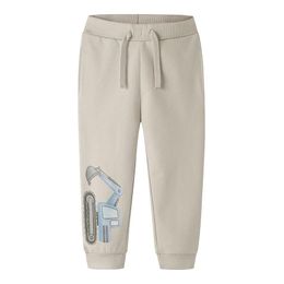 name it Sweathose "Jaso" in Beige - 28% | Gr&ouml;&szlig;e 128 | Kinderhosen