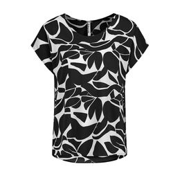 Sublevel Bluse in Schwarz/ Wei&szlig; - 64% | Gr&ouml;&szlig;e M | Damen-blusen
