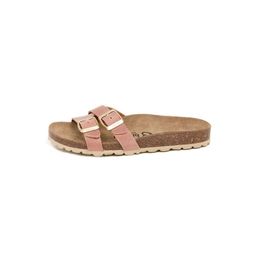 billowy Leder-Pantoletten in Rosa - 39% | Gr&ouml;&szlig;e 42 | Damen-pantoletten