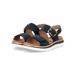 Remonte Leder-Sandalen in Dunkelblau - 37% | Gr&ouml;&szlig;e 39 | Damen-sandalen