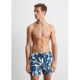 Marc O'Polo Marc O ́Polo Badeshorts in Dunkelblau/ Wei&szlig; - 54% | Gr&ouml;&szlig;e S | Herren-bademode-sport