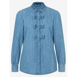 More & More More & More Jeansbluse in Blau - 76% | Gr&ouml;&szlig;e 34 | Damen-blusen