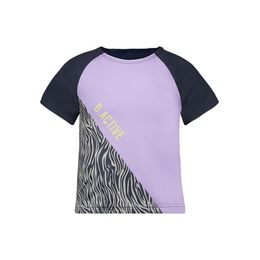 B.Nosy Trainingsshirt in Flieder/ Blau - 55% | Gr&ouml;&szlig;e 116 | Kinder-oberteile