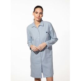 Short Stories Nachthemd in Hellblau/ Wei&szlig; - 57% | Gr&ouml;&szlig;e M | Damen-loungewear