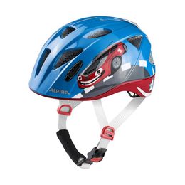 Alpina Fahrradhelm "XimoFlash" in Blau - 39% | Gr&ouml;&szlig;e 49-54 cm | Kinder-austruestung-accessoires