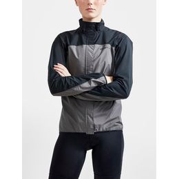 Craft Fahrradjacke "Core Endur Hydro" in Grau/ Schwarz - 60% | Gr&ouml;&szlig;e XL | Damen-outdoorjacken