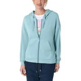 Timezone Sweatjacke in Hellblau - 74% | Gr&ouml;&szlig;e XS | Damen-sweatshirts-jacken